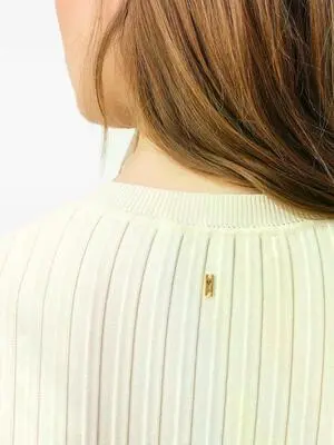 AMI Paris Knit Mini Godet Dress