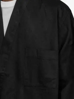 Universal Works Wrap-front Kimono - Black