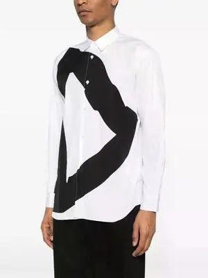 Comme Des Garçons Abstract-print Shirt