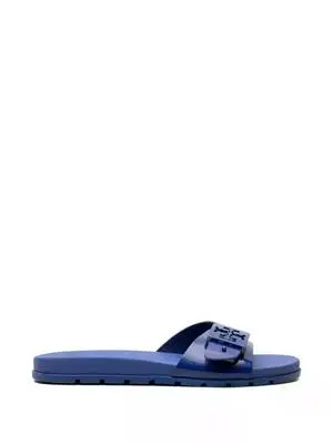 Tory Burch Tory Burch Buckle-Fastening Slides Blue