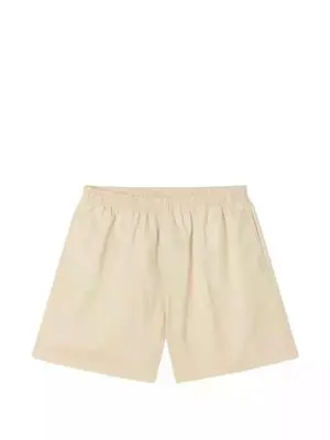 Obey Theo Logo-patch Shorts - Neutrals