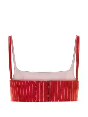 ORLANE Striped Crop Top