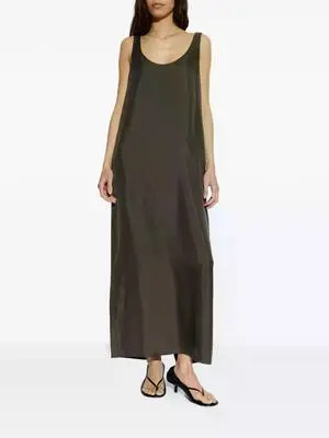 RÓHE Scoop-neck Sleeveless Maxi Dress - Green