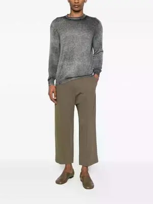 Avant Toi Crew Neck Sweater With Gradient Effect