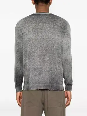 Avant Toi Crew Neck Sweater With Gradient Effect
