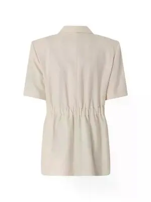 Pinko Assago Short-sleeved Blazer - Neutrals