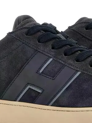 Hogan H" Logo Lace-up Sneakers - Blue