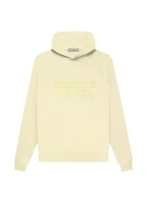Fear Of God Embossed-logo Hoodie - Yellow