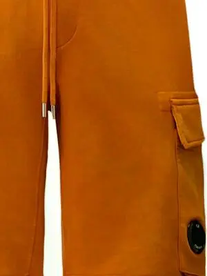 C.P. COMPANY Cargo Shorts With Drawstring Waistband - Orange