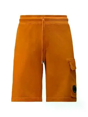 C.P. COMPANY Cargo Shorts With Drawstring Waistband - Orange