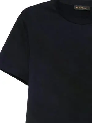 MANUEL RITZ Crew-neck T-shirt - Blue