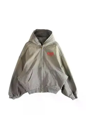 WILLY CHAVARRIA Zip Hoodie - Grey