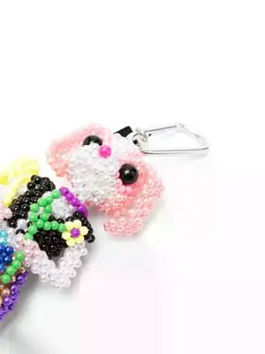 CHOPOVA LOWENA Bunny Shepherdess Figure Keyring - Pink