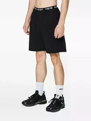 OFF DUTY Logo-print Track Shorts