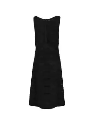 Malo Lace Sleeveless Round Neck Dress