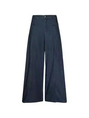 ELENA MIRÒ Wanda Wide-leg Jeans - Blue