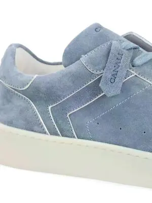 Canali Nuvola Suede Lace-up Sneakers