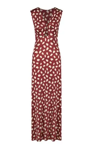 Johanna Ortiz Horizonte Místico Jersey Maxi Dress - Print