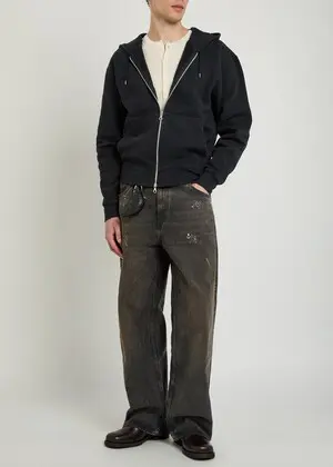 Our Legacy Rascal Hooded Cotton Sweatshirt - Black