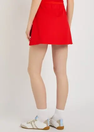 SPENCE Court Piqué Ponte Mini Tennis Skirt