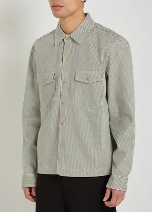Paige Renzi Striped Denim Jacket