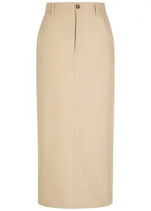 Wardrobe.NYC Twill Midi Skirt
