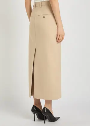 Wardrobe.NYC Twill Midi Skirt