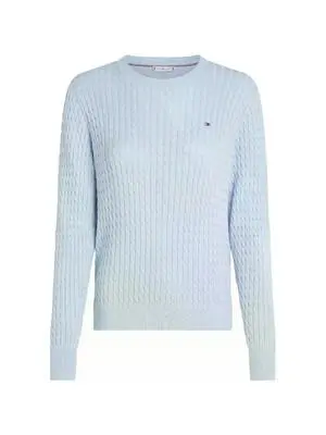 Tommy Hilfiger Cable Knit Sweater - Blue