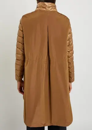 Herno Panelled Padded Hooded Shell Jacket