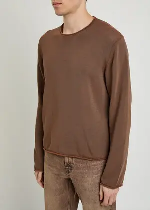 Our Legacy Cotton-blend Jumper With Rolled Trims