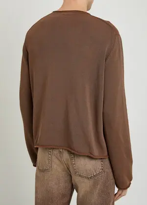 Our Legacy Cotton-blend Jumper With Rolled Trims