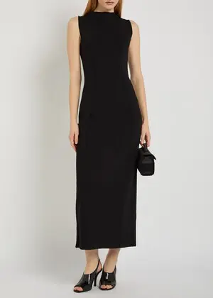 JOSEPH Mille Stretch-knit Midi Dress