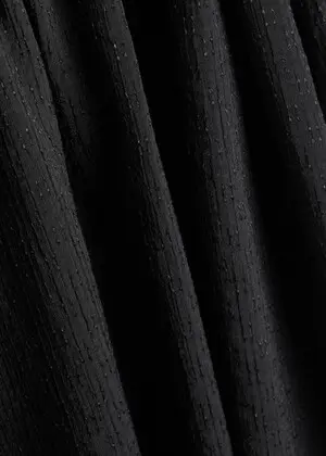 Paige Shirred Woven Midi Dress