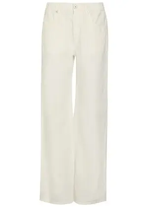 Brunello Cucinelli Dyed Wide-leg Denim Jeans