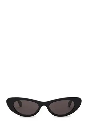 Bottega Veneta Narrow Cat-eye Sunglasses