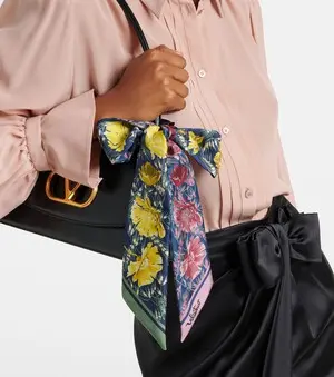 Valentino Garavani Printed Silk Twill Scarf