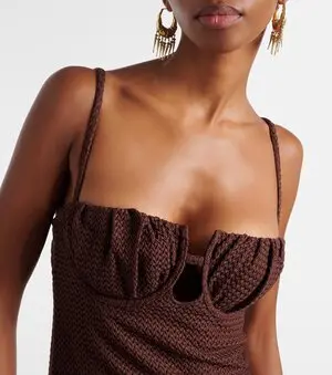 MONTCE Petal Crochet Maxi Dress
