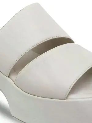 VIC MATIE 55mm Leather Platform Heeled Sandals