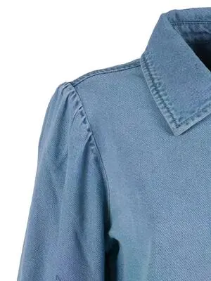7 For All Mankind Puff Sleeve Button-up Shirt