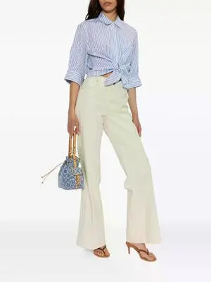 Rag & Bone Flared Cotton Trousers