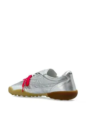 Dsquared2 Ruched Leather Sneakers