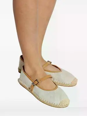 Michael Kors Canvas Ballet Espadrilles - Neutrals