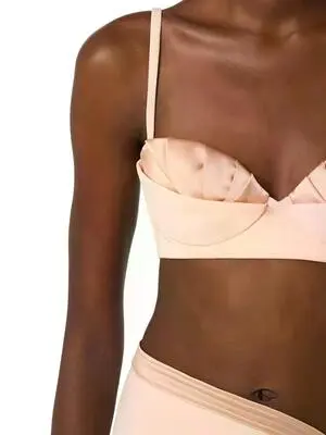 Elisabetta Franchi Bra In Lightweight Crêpe And Satin Fabric
