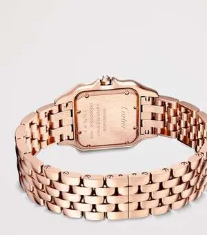 Cartier Panthère De Watch In Rose Gold And Diamonds
