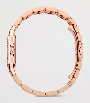 Cartier Panthère De Watch In Rose Gold And Diamonds