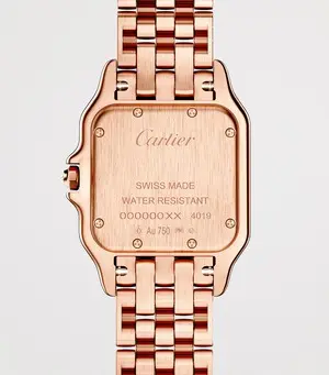 Cartier Panthère De Watch In Rose Gold And Diamonds