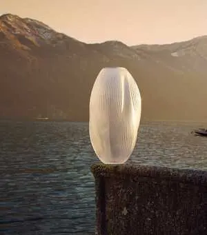 Lalique Extra Large Alizé Vase