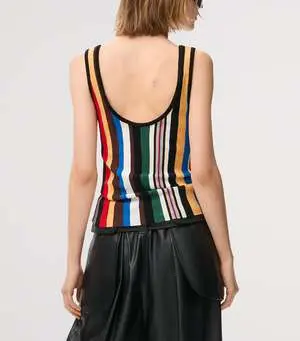 Loewe Striped Knit Tank Top