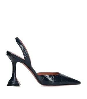 Amina Muaddi Embossed Pumps For Women