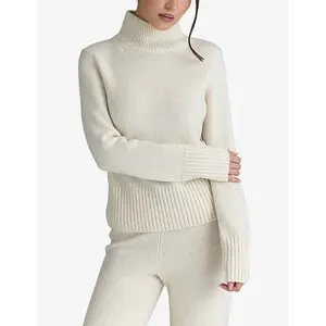 House Of Cb Skye High-neck Merino Wool Jumper